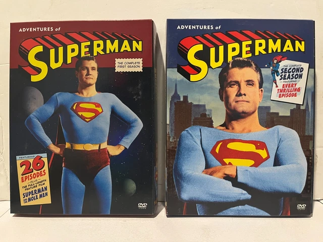 ADVENTURES OF SUPERMAN Complete Season 1-6 DVD Set of 4 - George Reeves ...