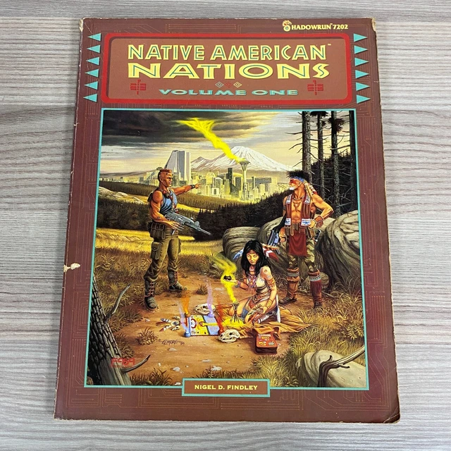 SHADOWRUN NATIVE AMÉRICAIN Nations Volume Un 7202 Fasa RPG 1991 ...