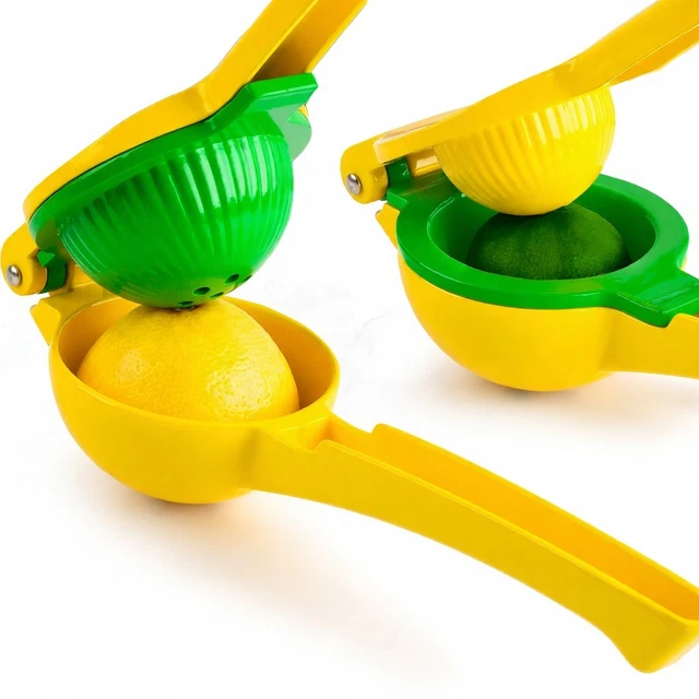 ALUMINUM ALLOY 2-IN-1 Citrus Juicer - Ergonomic Manual Lemon Lime ...