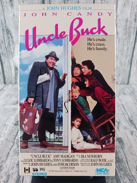 UNCLE BUCK (VHS, 1990) John Candy - Jean Kelly - Amy Madigan - Pre ...