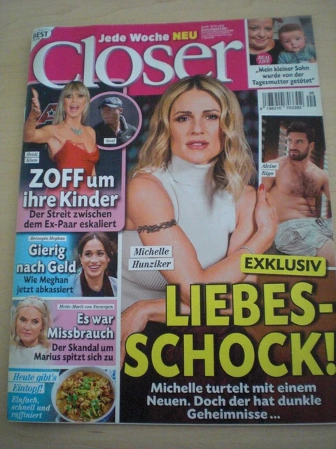 CLOSER MICHELLE HUNZIKER Kim Wilde Desiree Nick Simone Thomalla Prinz ...