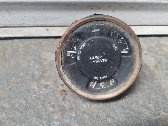 LAND ROVER SERIES 3 Military Fuel Gauge Clock £49.99 - PicClick UK