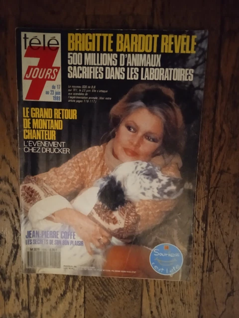 MAGAZINE TÉLÉ 7 jours de 1989 - Brigitte Bardot EUR 5,00 - PicClick FR