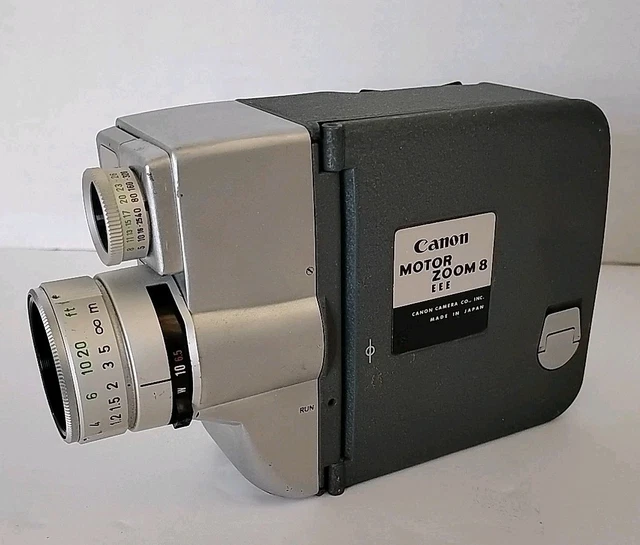 VINTAGE CANON 1960'S Motor Zoom 8 EEE Movie Camera Parts Only $34.42 ...