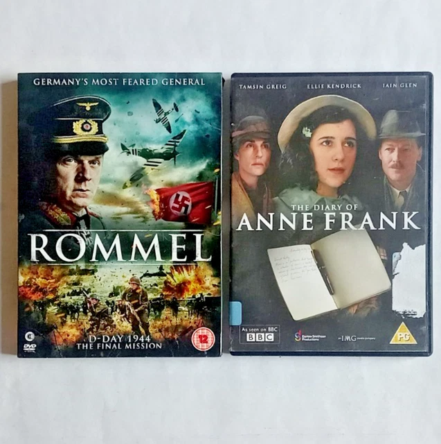 7 X WAR DVDs Rommel Anne Frank Separate Peace Boy in Striped Pyjamas The Patriot £9.95 - PicClick UK