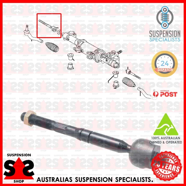 FRONT AXLE INNER Tie Rod Suit TOYOTA Camry 2.5 (ASV50_) CAMRY Saloon (_V5_) $58.84 - PicClick AU