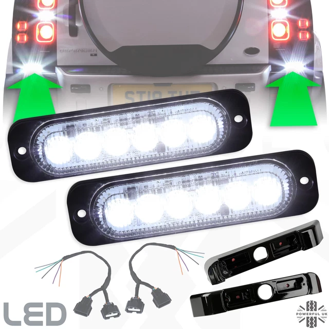 LED REVERSE LIGHT upgrade kit for New Defender 2020 rear bumper ...