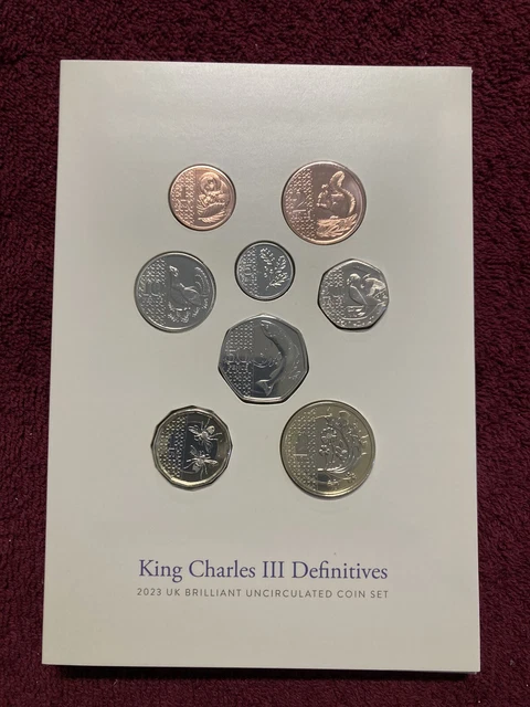 Royal Mint King Charles Iii Definitives 2023 Uk Brilliant Uncirculated