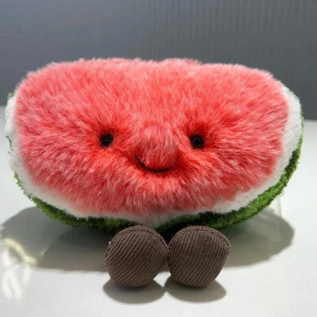 JELLYCAT WATERMELON FRUIT Plush Doll Toy Christmas Gift Tags+ Dust Bag ...