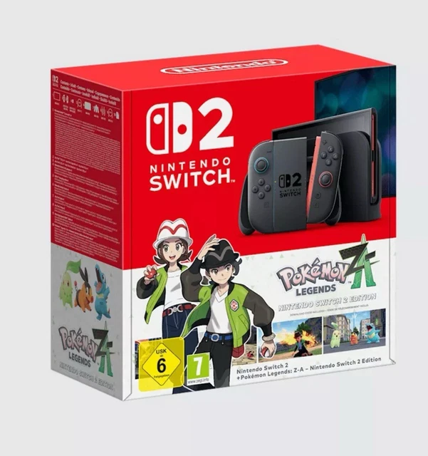 NINTENDO SWITCH 2 + Pokemon Legends Z-A Bundle Console £511.60 ...