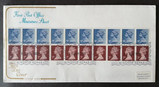 BRITISH STAMPS 1978 Machin Decimal Christmas Booklet Windsor Cancel FDC (n128) £1.99 - PicClick UK