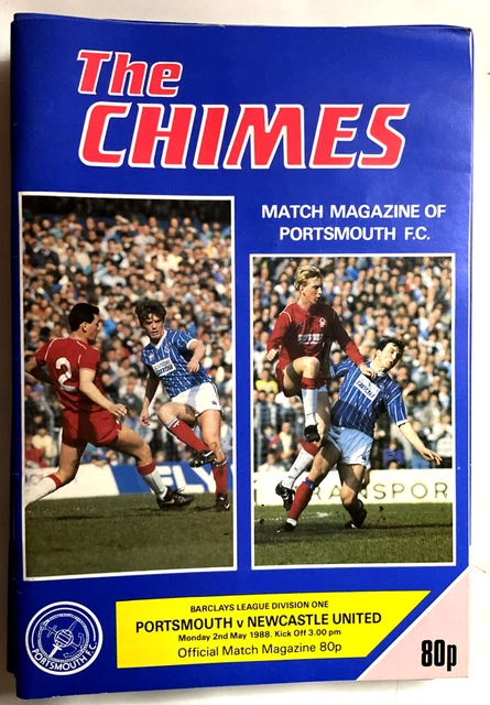 PORTSMOUTH FC FOOTBALL Pompey Chimes 1987-88 17x Official Programmes ...