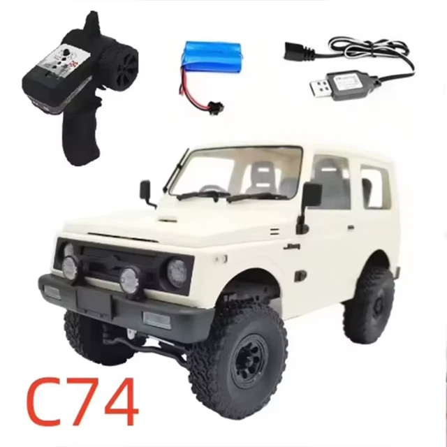 WPL RC C74/C74-1 Convertible Jimny Model Remote Control Car Climbing ...