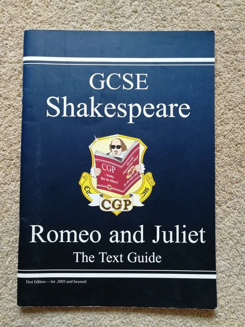 GCSE SHAKESPEARE ROMEO and Juliet The text guide CGP £1.99 - PicClick UK