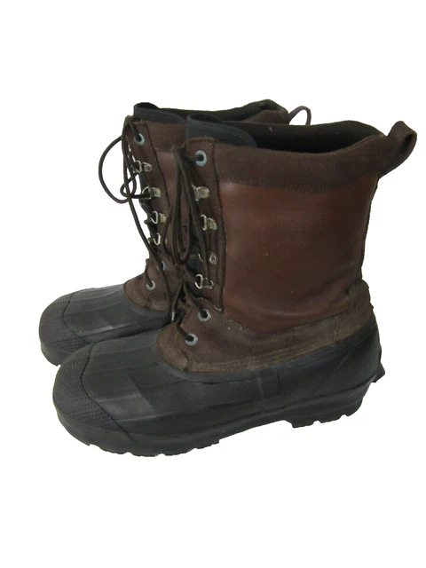 FIELD N FOREST Work Boots Mens 11 D Brown Leather Lace Up Rubber Toe ...
