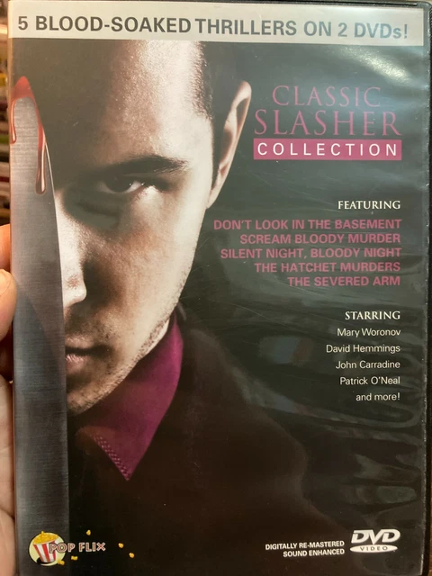 CLASSIC SLASHER COLLECTION region 1 DVD (2 discs) 5 horror thriller ...