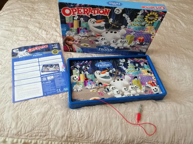 DISNEY OPERATION FROZEN Edition Olaf Board Game by Hasbro Gaming 2014 ...