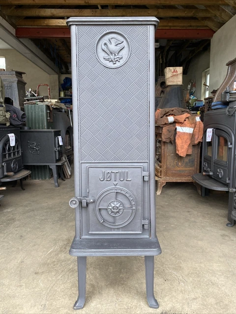 JOTUL 606 CLASSIC Cast Iron Wood Burning Stove Matt Black 5” Rear Flue ...