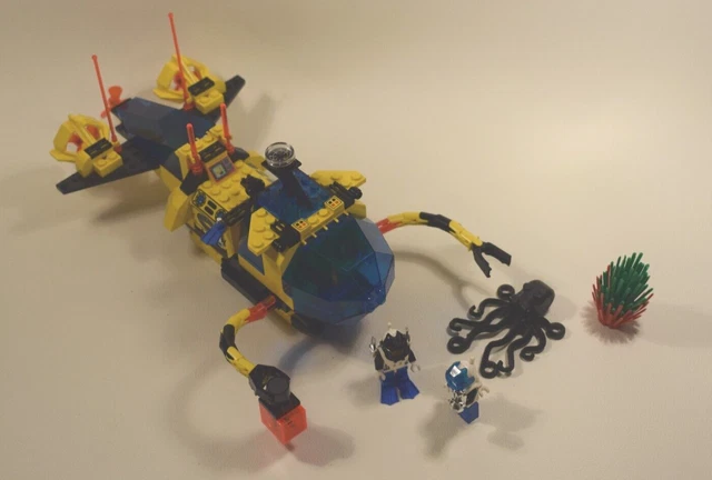 LEGO 6175 CRYSTAL Explorer Sub complete AQUAZONE 1995 AQUANAUTS ...