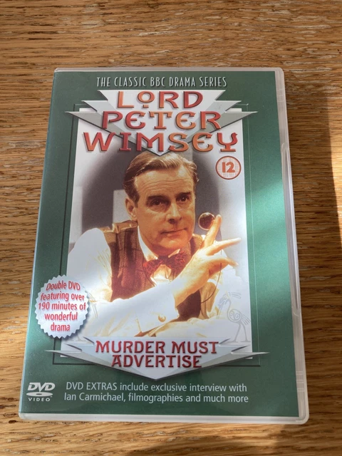 LORD PETER WIMSEY: Murder Must Advertise BBC 1973 DVD Release 2002 £6. ...