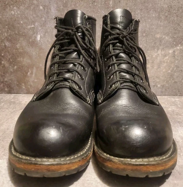 RED WING HERITAGE 9014 Beckman Black Boots Mens Size 7D....Fast ...