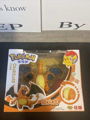 POKEMON NEW CHARIZARD Classic Pokeball Morph Transforming Figure Rare ...