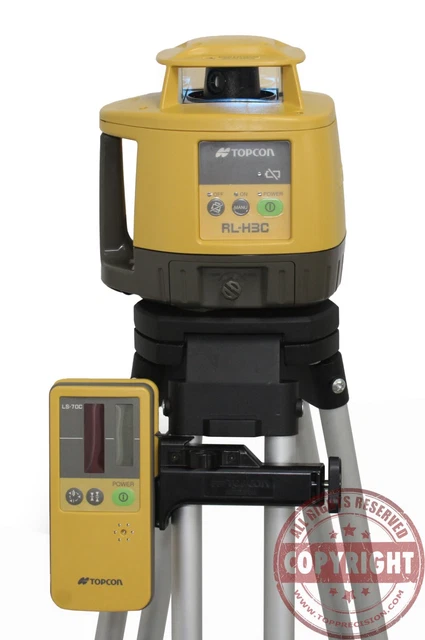 TOPCON RL-H3C SELF-LEVELING Rotary Laser Level,Transit, Spectra, Leica ...