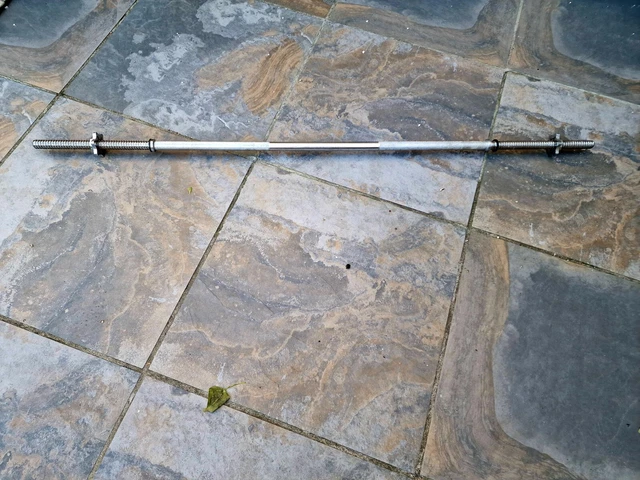 HEAVY-DUTY METAL BARBELL for Bench Press - 160cm, Perfect for Home and ...