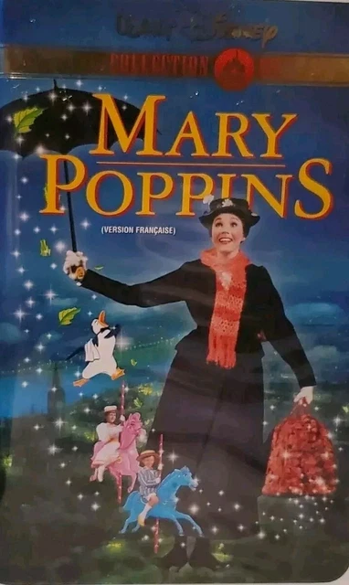 MARY POPPINS - Gold Collection (VHS French) Tested Clamshell $9.99 ...