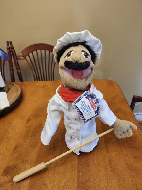 MELISSA & DOUG Chef Alfredo Al Dente Puppet with Stick NWT Tags $49.99 ... MELISSA & DOUG Chef Alfredo Al Dente Puppet with Stick NWT Tags $49.99 ...