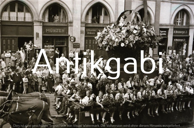 DIA WK2 NEGATIV Parade Marsch Maximilianstraße Fasching München B2.1 ...