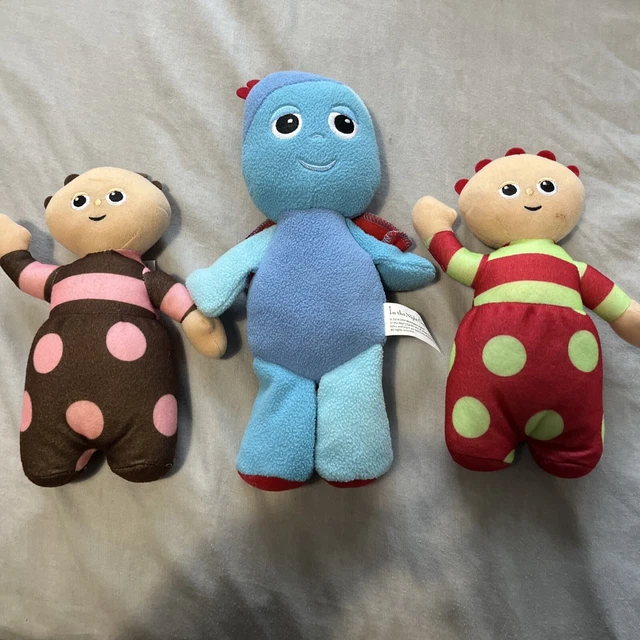 IN THE NIGHT Garden BBC TV CBeebies- Bundle of 3 Soft Toys Plushie ...