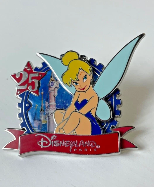 DISNEYLAND PARIS 25TH Anniversary Tinker Bell Enamel Pin Badge EUR 29 ...