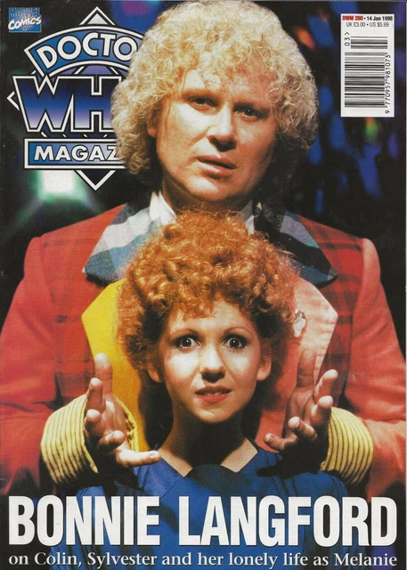 DOCTOR WHO MAGAZINE Issue 260 January 1998 Colin Baker & Bonnie ...