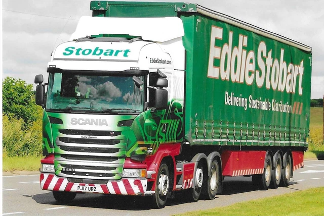 EDDIE STOBART SCANIA H2848 KARA LOUISE 6x4 TRUCK/LORRY PHOTO £0.75 ...