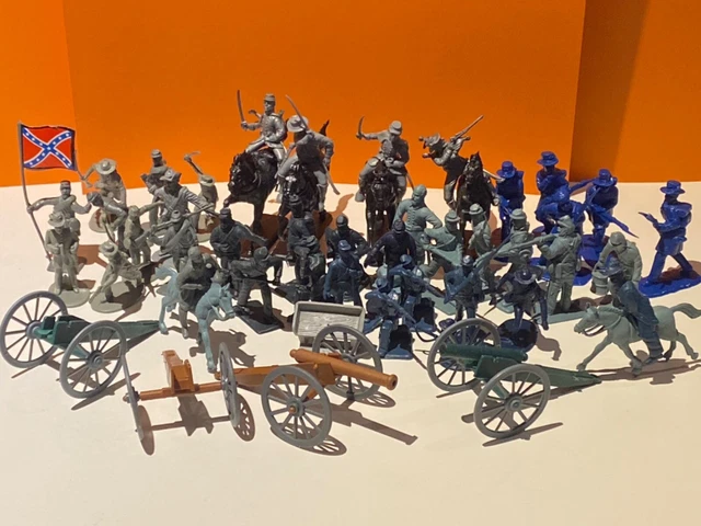 MPC ARMIES PLASTIC Italeri Gettysburg Toy Soldier Army Men Civil War ...