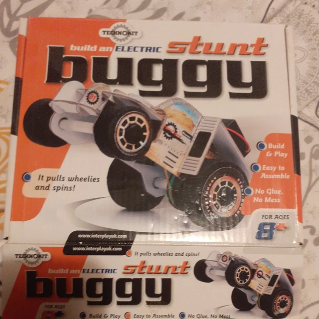 TECHNOKIT BUILD YOUR Own Electric Stunt Buggy Easy Assembly Age 8+ £4. ...