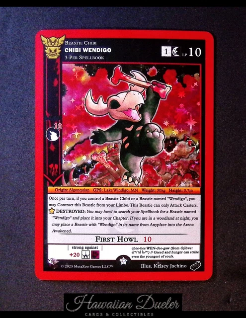 METAZOO NATIVE BIG Box Chibi Wendigo Alt Art Promo EUR 5,54 - PicClick FR