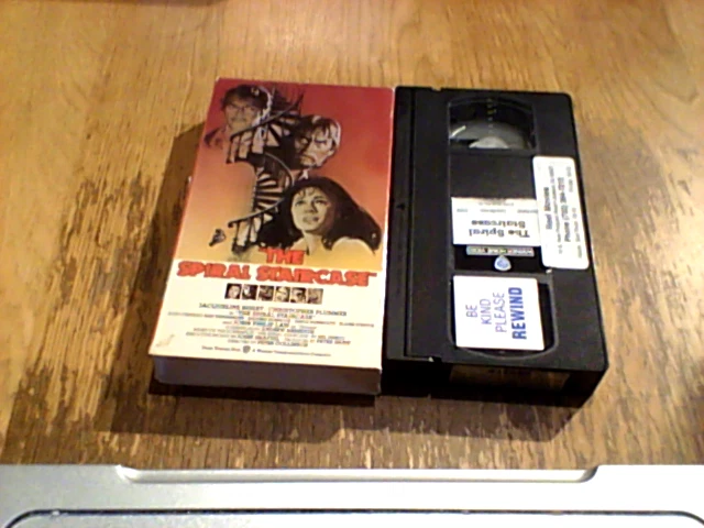 THE SPIRAL STAIRCASE 1975 US NTSC VHS FULL CARTON VIDEO 1986 Jacqueline ...