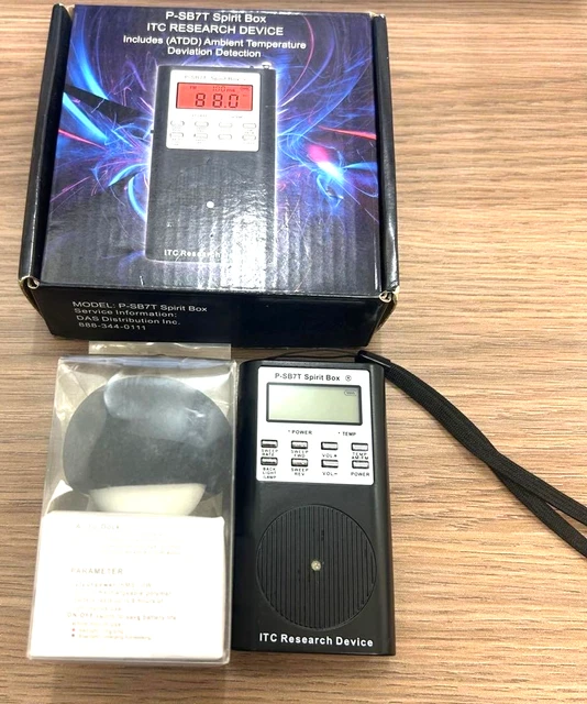 P-SB7T SPIRIT BOX ATDD Ghost Hunting ITC Device With Speaker Dock Set ...
