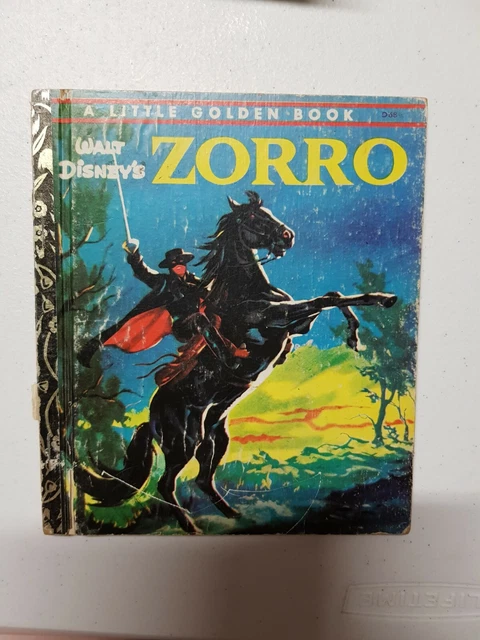 LITTLE GOLDEN BOOK - Walt Disney's Zorro 1973 HC $8.95 - PicClick AU