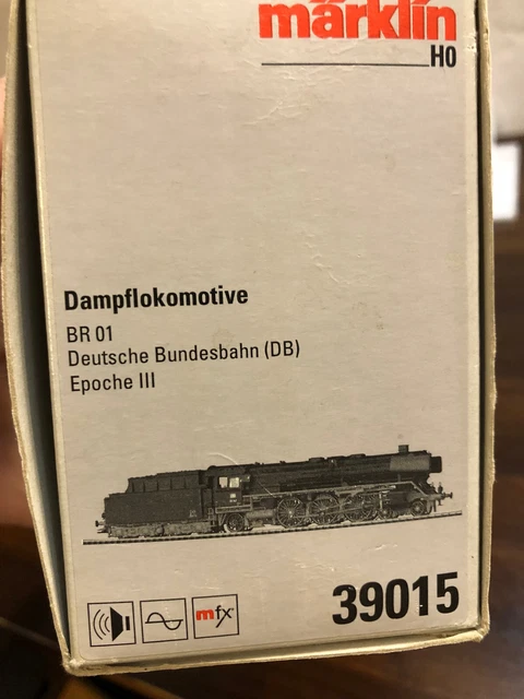 MÄRKLIN 39015 DAMPFLOK - BR 01-147 Digital mfx Sound Sinus Softdrive EUR 145,00 - PicClick DE