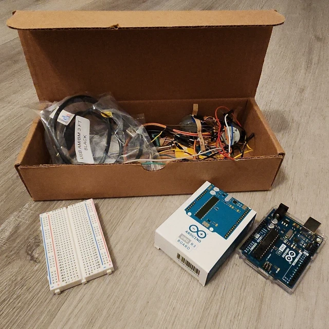 ARDUINO UNO R3 Starter Kit Computer Components Microcontroller Board ...