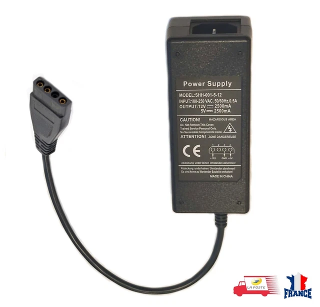 ALIMENTATION MOLEX 12V 5v 2500mA HDD IDE SATA PC Power Supply EUR 12,00 ...