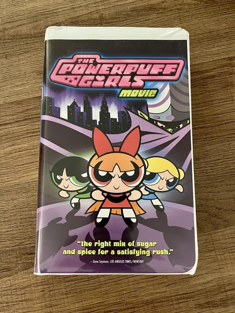 THE POWERPUFF GIRLS Movie VHS 2002 Clamshell Case Cartoon Network ...