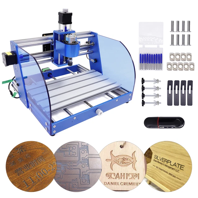 CNC 3018 PRO Aluminum Engraver Machine, GRBL Control 3 Axis DIY CNC ...