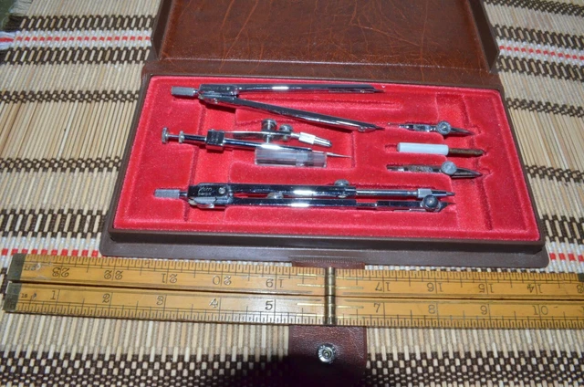 VINTAGE KERN SWISS technical drawing set £63.12 - PicClick UK