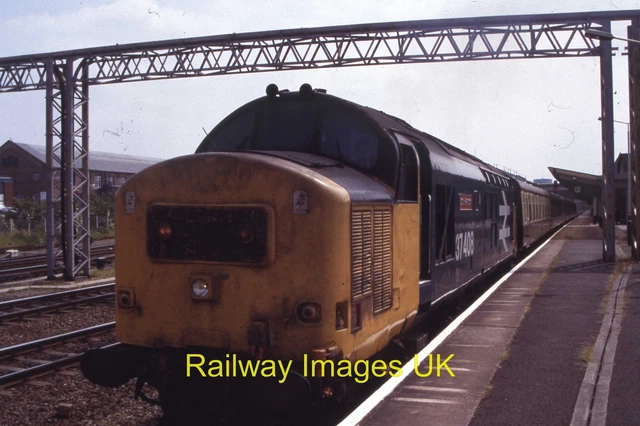 RAILWAY PHOTO 12X8 - Class 37 37408 on charter at Derby Jul 1995 £6.00 ...