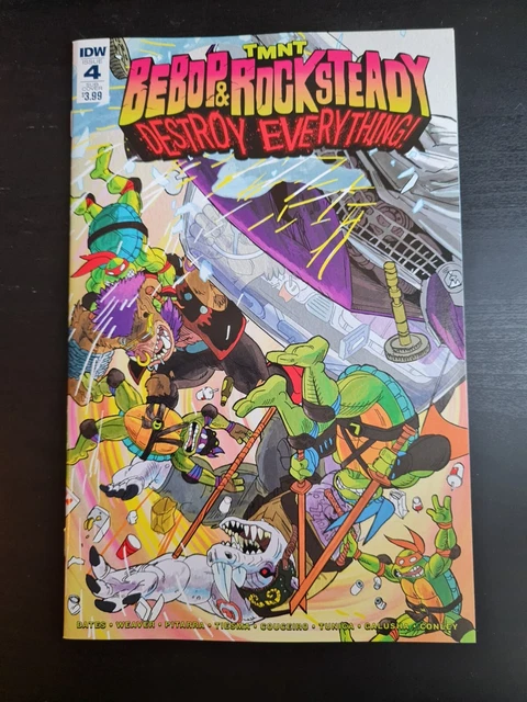 TEENAGE MUTANT NINJA Turtles Bebop & Rocksteady Destroy Everything #4 ...