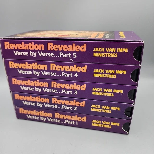 JACK VAN IMPE Revelation Revealed Verse by Verse - 5 VHS Teaching Box ...